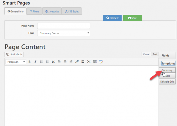 Showing the submitted information in another page using Smart Pages ...